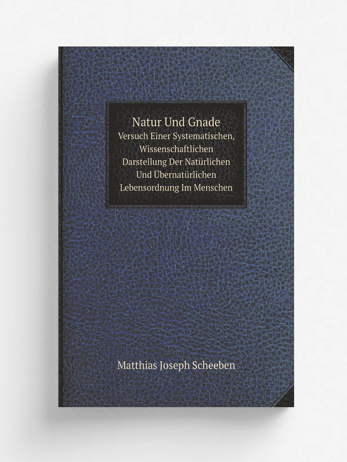 Natur Und Gnade. Versuch Einer Systematischen, Wissenschaftlichen Darstellung Der Nat.rlichen Und .bernat.rlichen Lebensordnung Im Menschen