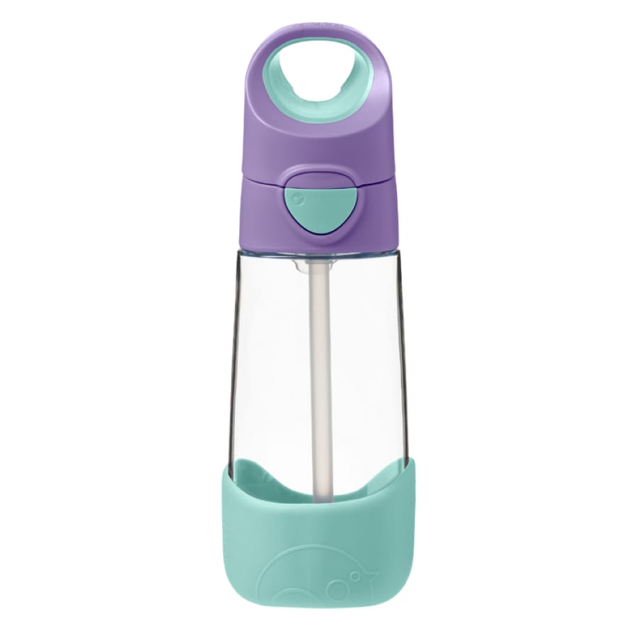 Поильник b.box тритановая бутылка с трубочкой Lilac Pop, фиолетовый, 450 мл