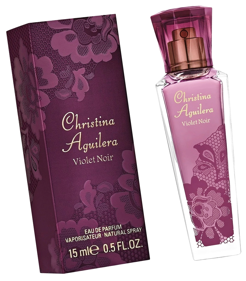 Женские духи Christina Aguilera Violet Noir 15 мл - парфюмерная вода Кристина Агилера