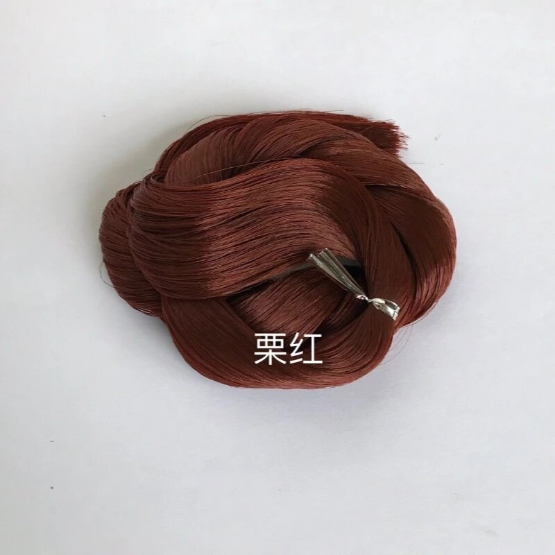 Синтетический парик для кукол BJD Bitsu Azone, конфетный цвет, Коричневый, Color-31, 50g-60-70cm