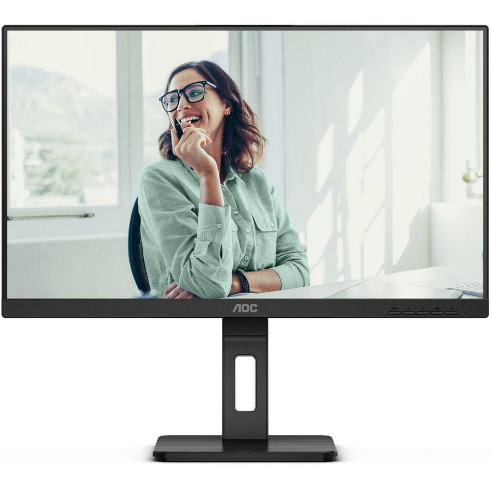 AOC 27" Pro Q27P3CV черный IPS LED 4ms 16:9 HDMI M/M матовая HAS Piv 1000:1 350cd 178гр/178гр 2560x1440 75Hz DP QHD USB 6.81кг