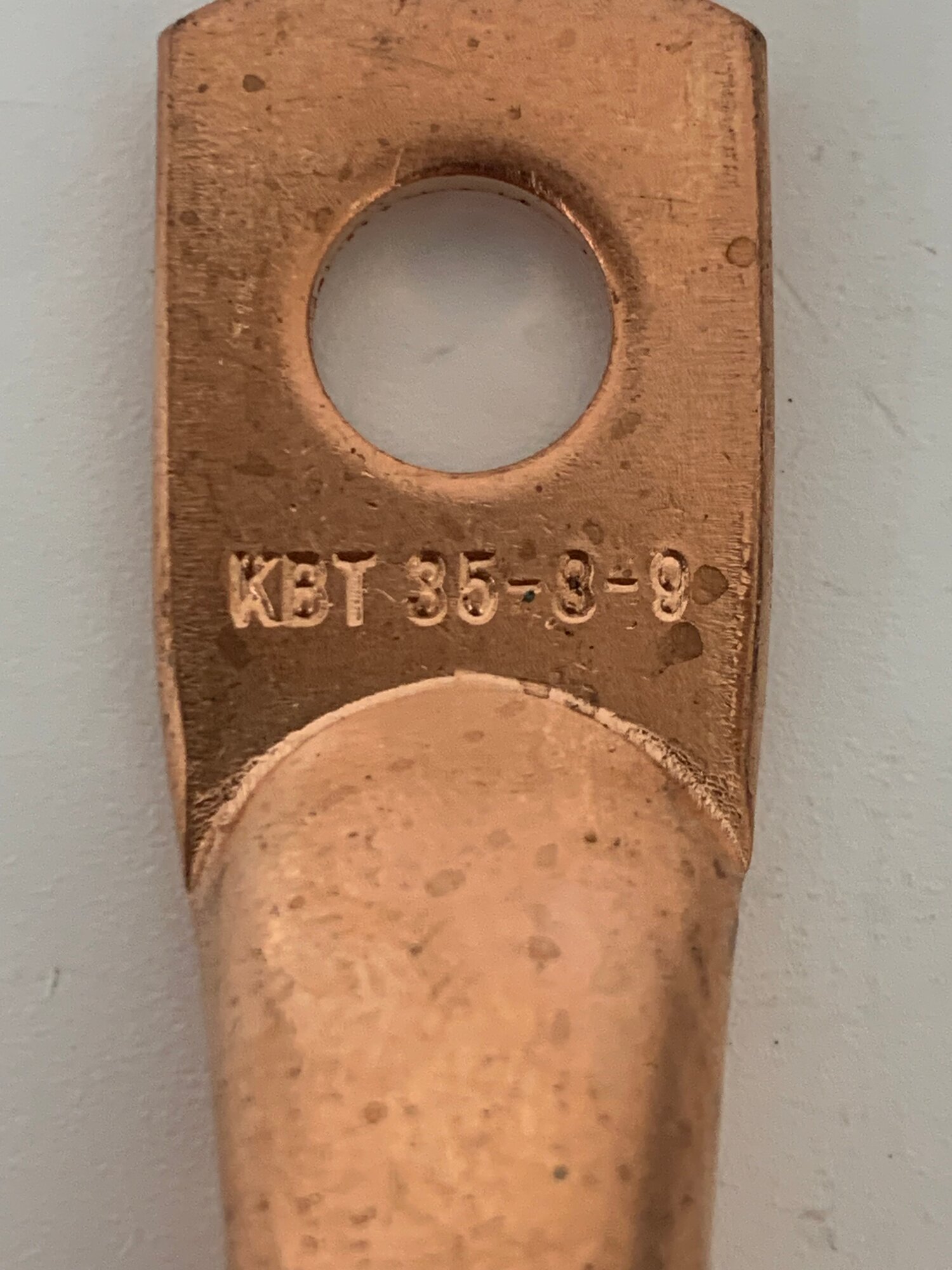 Наконечник кабельный медный под опрессовку ТМ 35-8-9 КВТ, 1 шт.