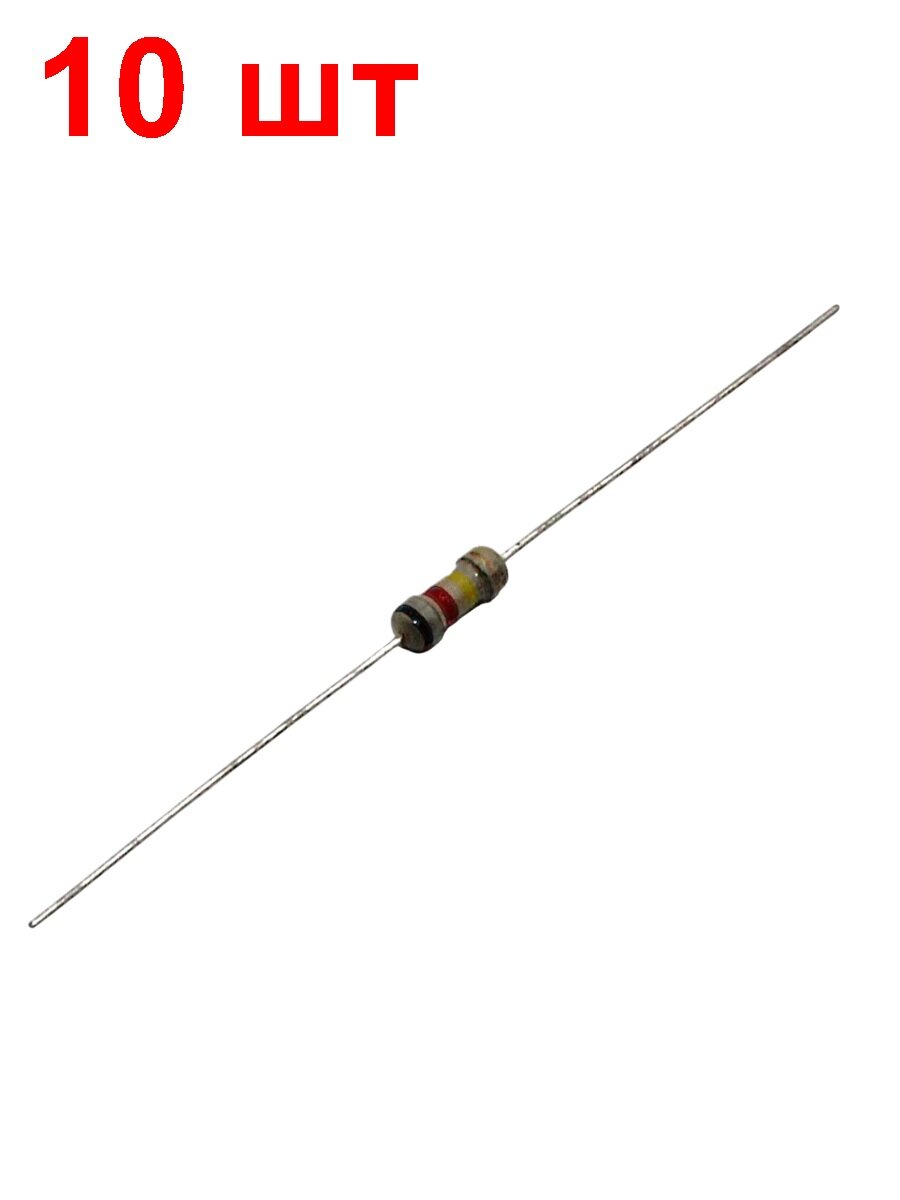 Резистор CF-25J 120K 10 шт. 120кОм 0,25Вт 5% угольный