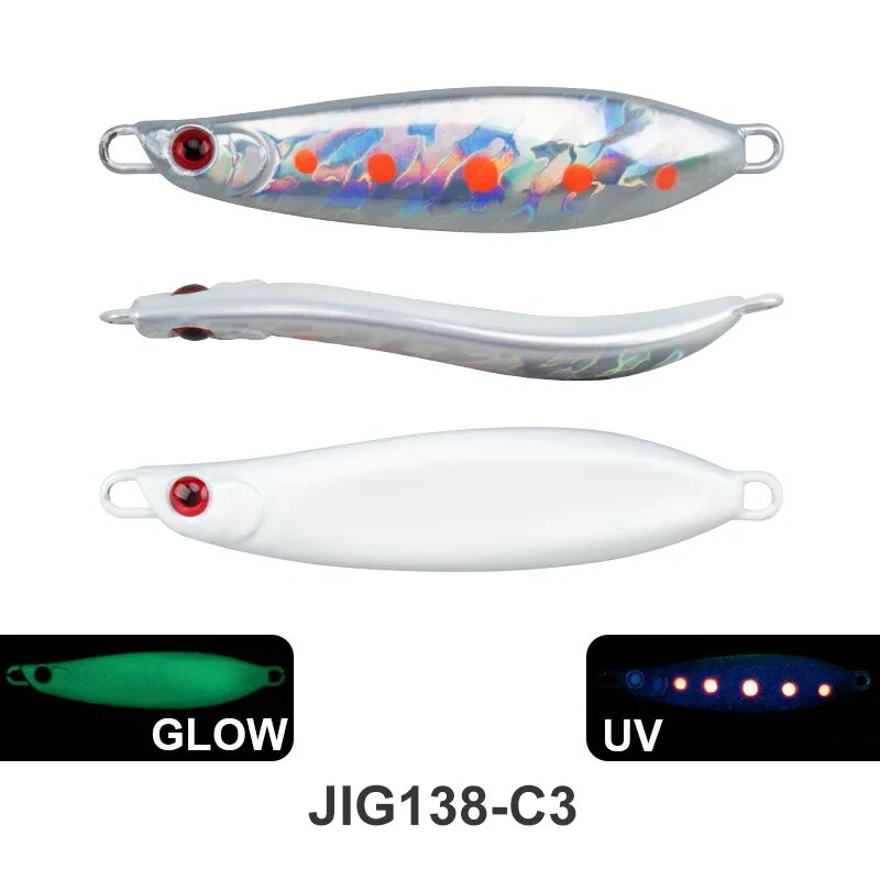 TEASER J138 Светящаяся Воблер 20-80г 30g, J138-C3