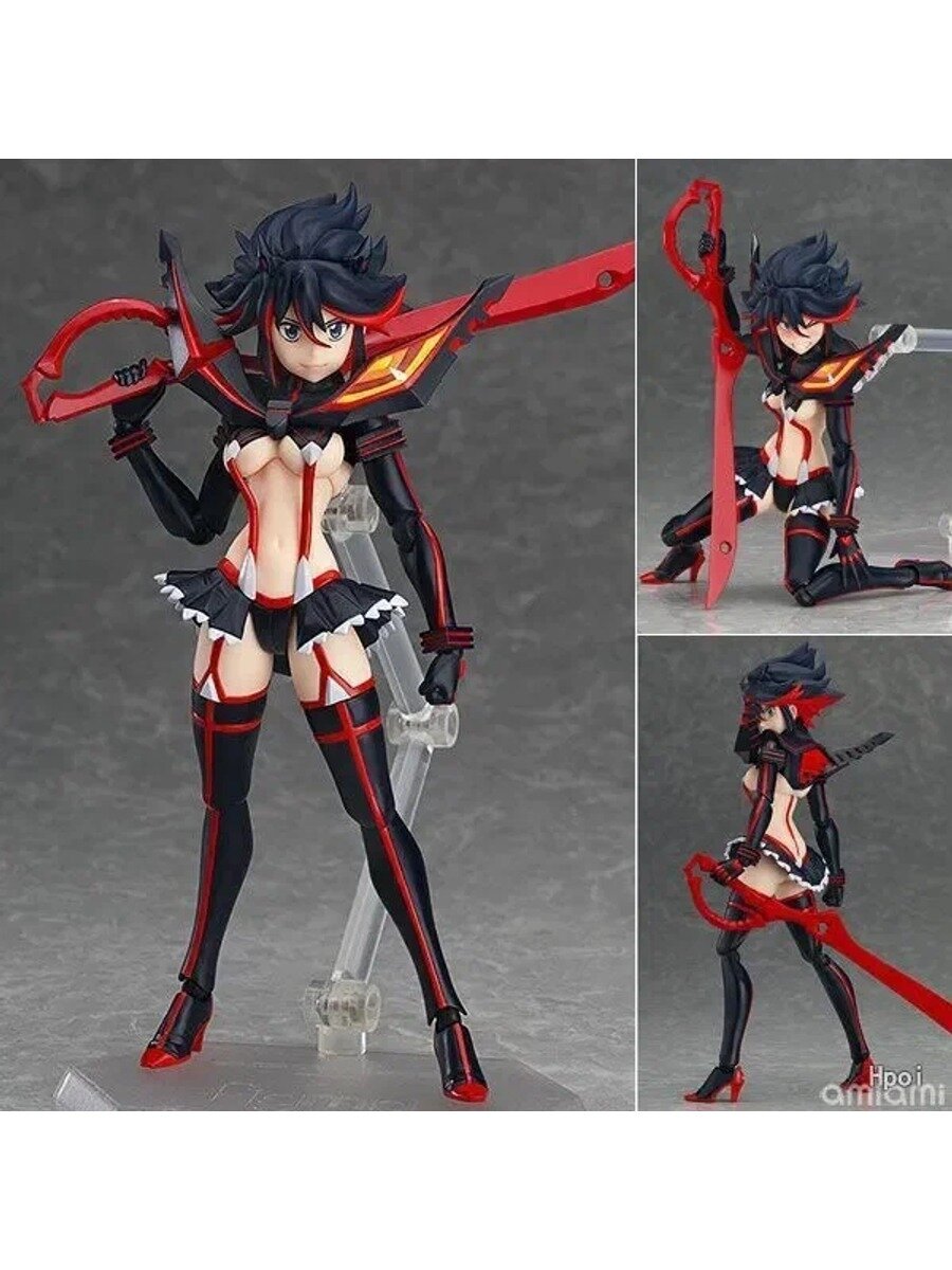 Аниме фигурка Figma 220 Twin-Slash Zhanfu Girl Chuan Liuzi, подвижная модель для коллекционирования
