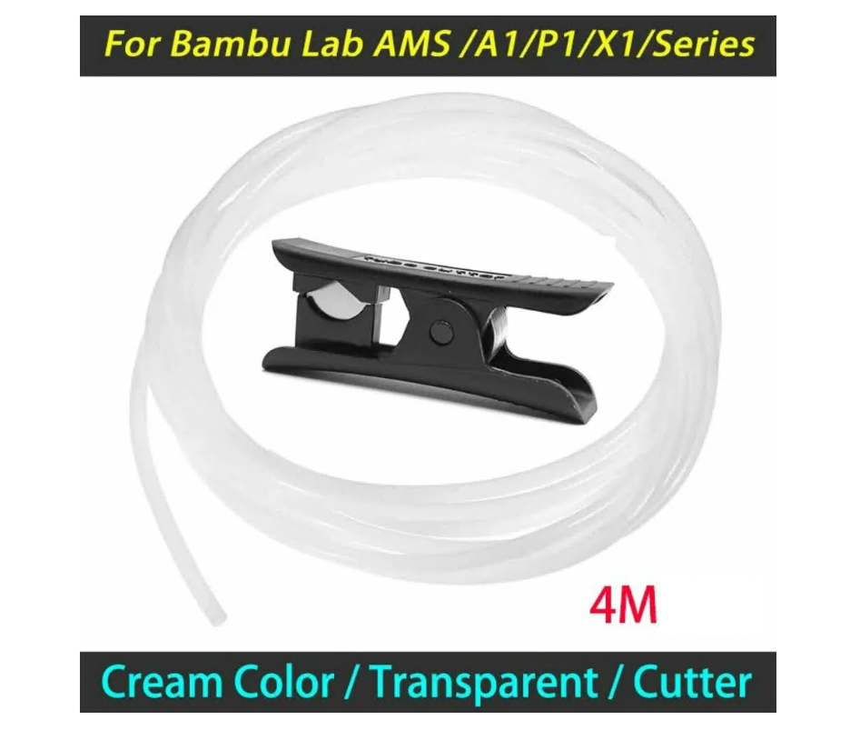 Трубка из птфэ для 3D-принтера Bambu Lab P1P AMS A1 mini, трубка для экструдера Боудена 1,75 мм, филамент 2,5x4 мм для A1 Mini/A1/P1P/P1S/X1C