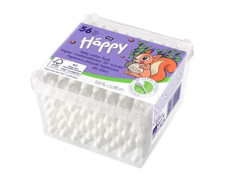 Ватные палочки Bella Baby Happy, 56 шт