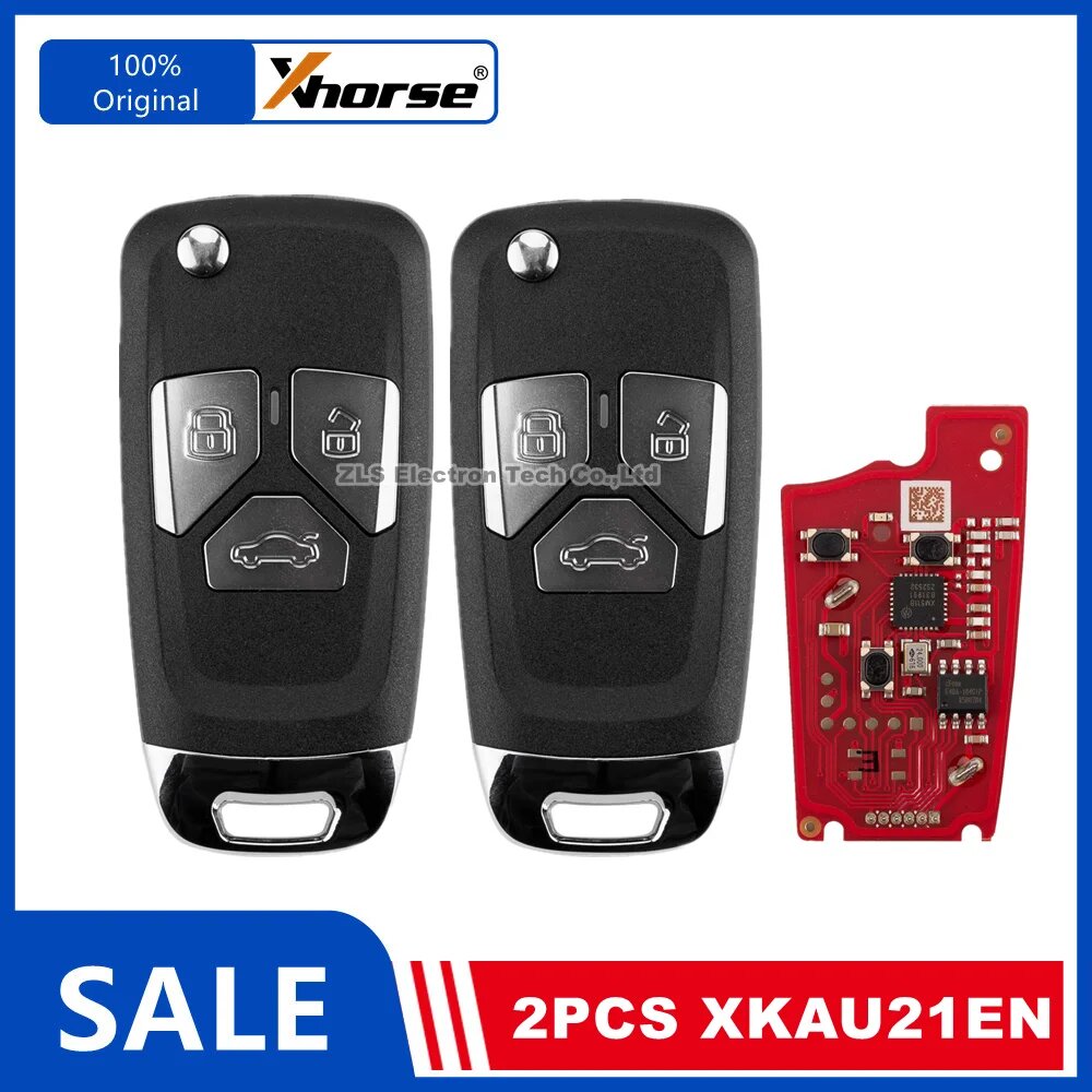 2 шт. XHORSE XKAU21EN для AUDI, серия XK, проводной пульт VVDI, английская версия
