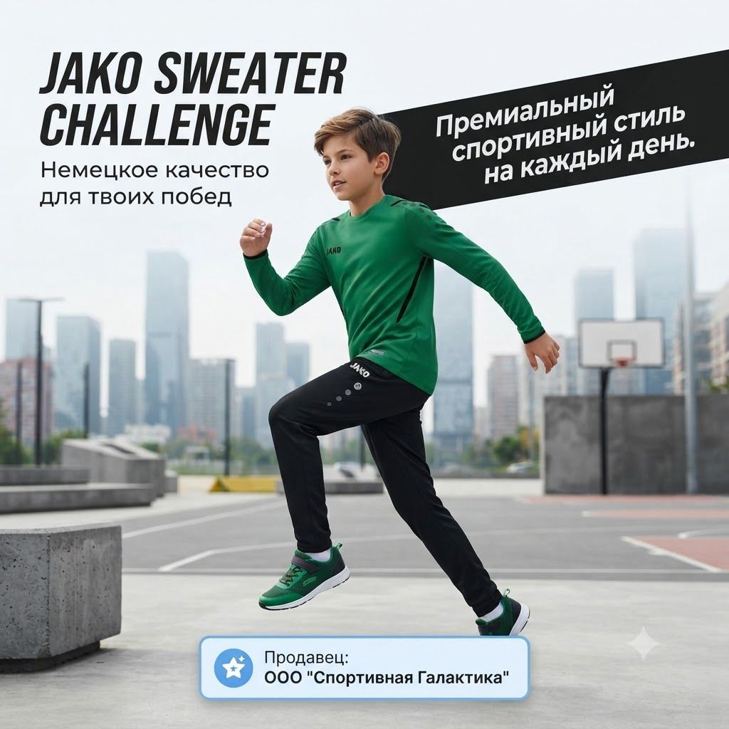Свитшот спортивный JAKO
