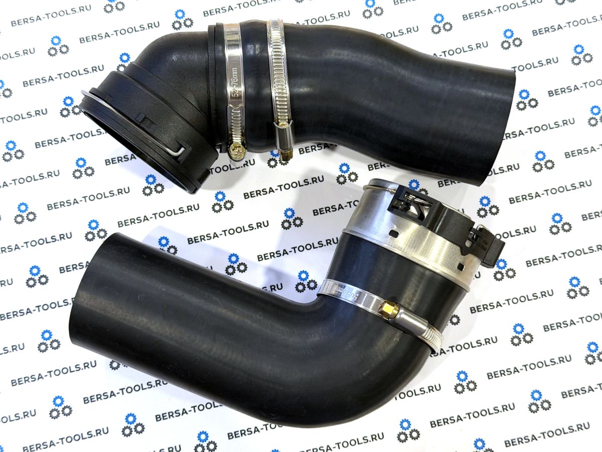 Комплект патрубков трубопровода наддувочного воздуха BMW E60, E61 (11617799402, 11617796294)