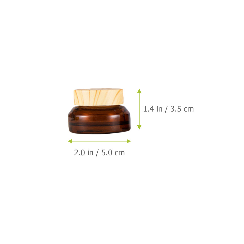 5 Пcs Пустые Баночки Для Крема С Подливом 15г 5X5X3.5Cm Многофункциональные И Переносные Для Косметики