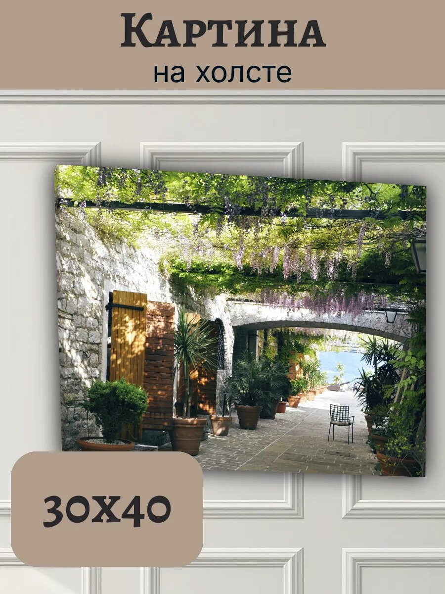 Картина Черногория Montenegro 30x40 Котор