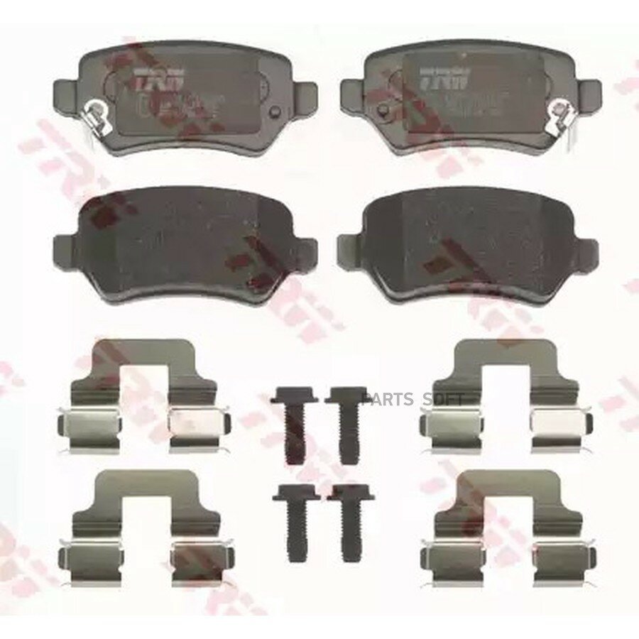 TRW GDB1515 GDB1515 957 02=968 002-SX=FDB1521 ! колодки дисковые з.\ Opel Astra 1.8-2.2DT/Zafira 2.2i/DTi 01>