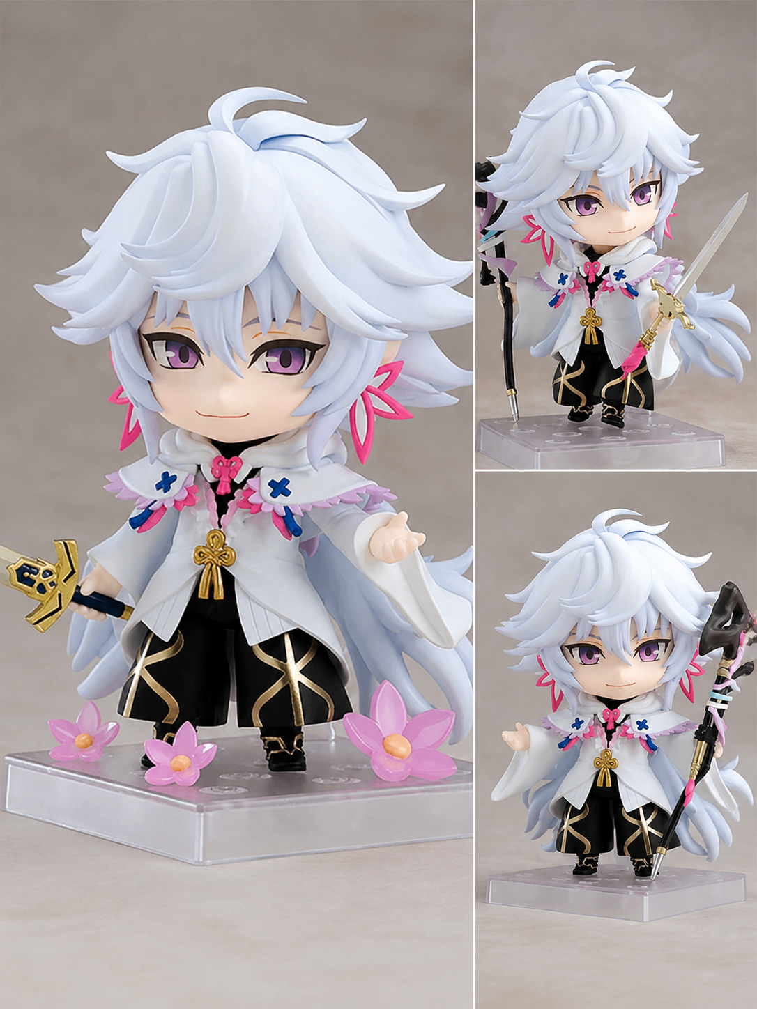 Фигурка Мерлин / Fate/Grand Order Caster Merlin Magus of Flowers Version Нендороид (10cm) 970