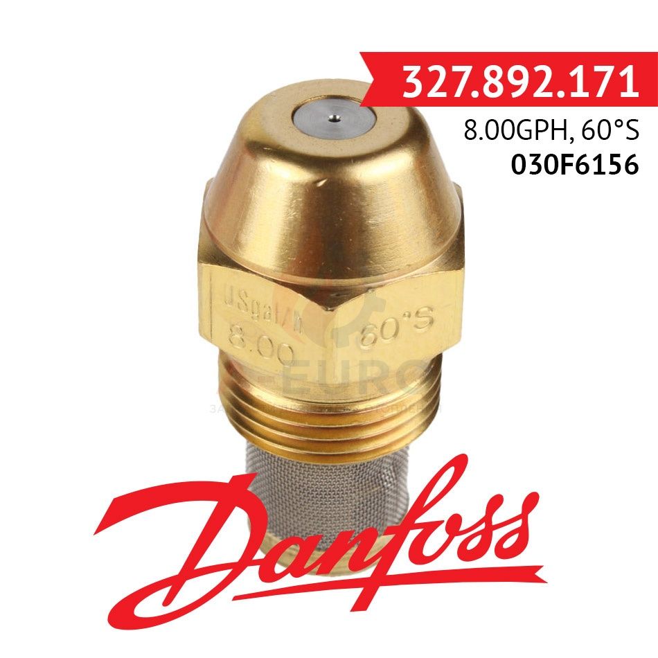 Форсунка Danfoss 8.00GPH, 60S, 030F6156 — фото 1