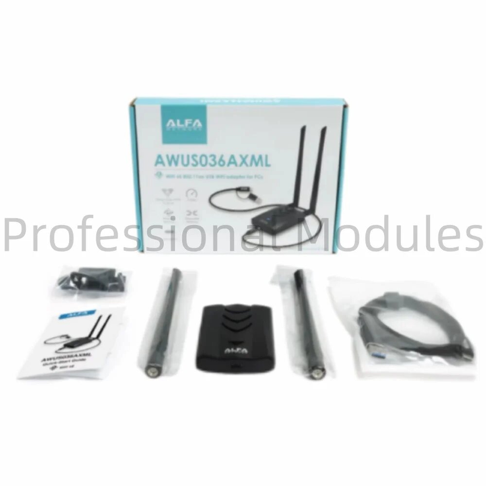 Беспроводная сетевая карта ALFA AWUS036AXML MT7921AUN WIFI 6E Tri-band