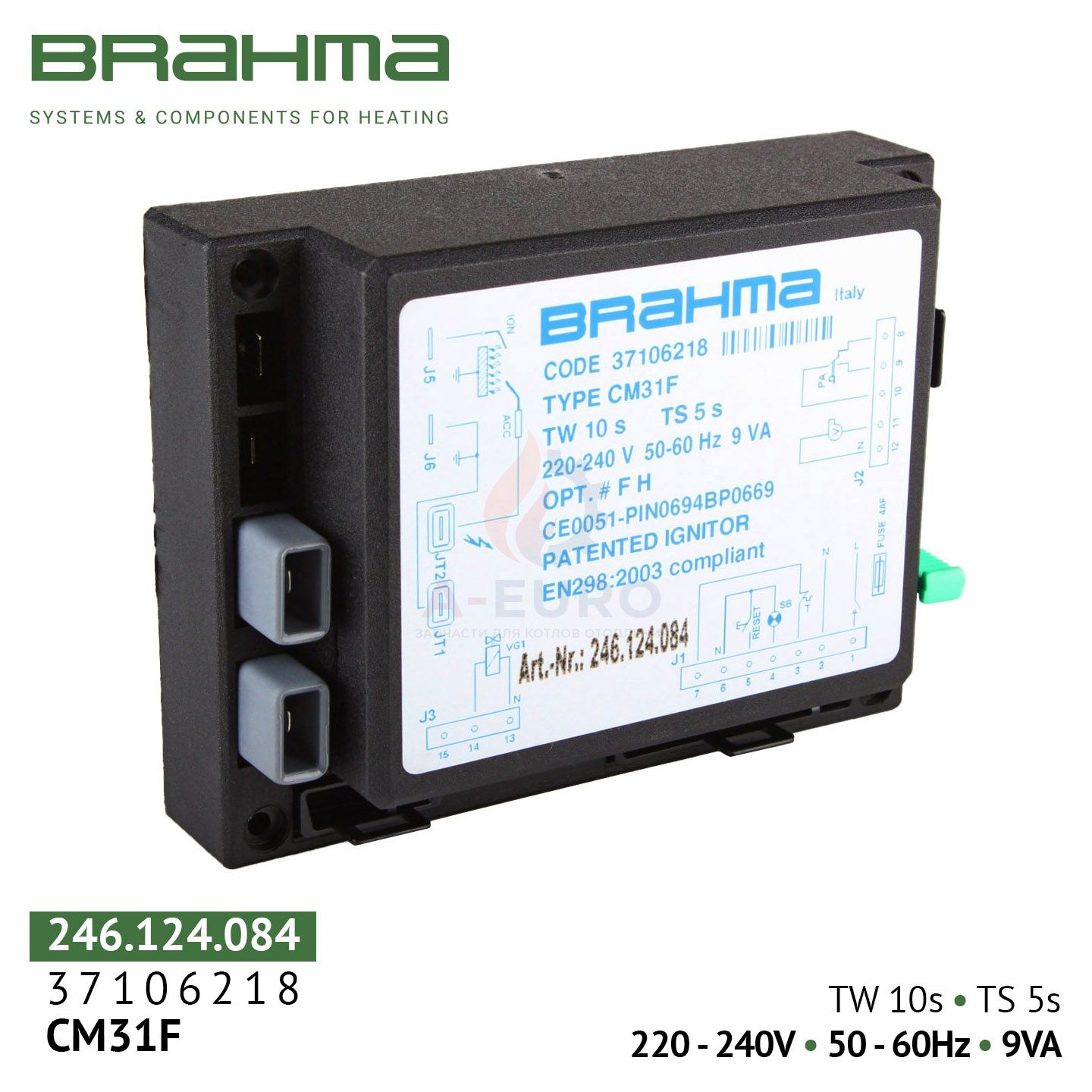 Блок управления горением Brahma CM31F, 37106218