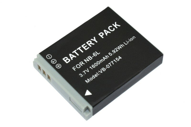 Аккумуляторная батарея для фотоаппарата Canon Digital IXUS 85 (NB-6L) 3.7V 1600mAh Li-ion