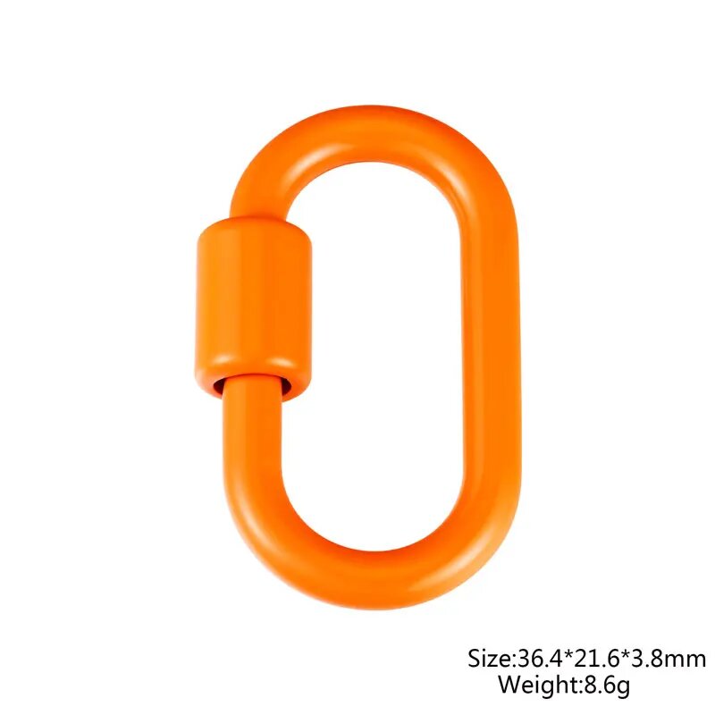 Juya металлические застежки для украшений Оранжевый, Оранжевый, Orange