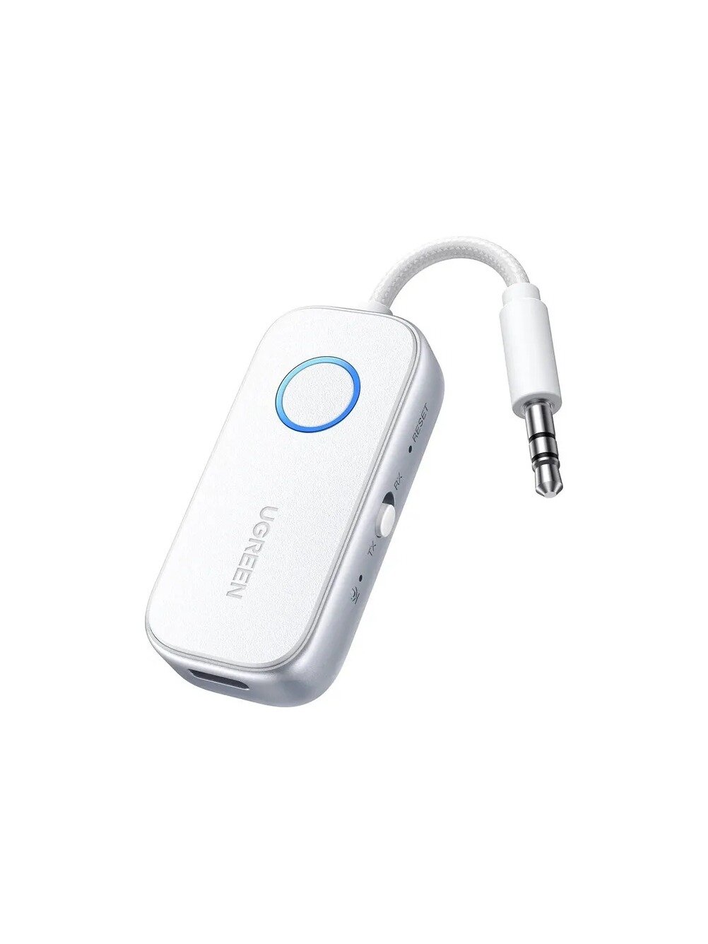 Адаптер Bluetooth приемник/передатчик UGREEN CM872 (45812) Bluetooth 5.4 Audio Receiver/Transmitter, белый
