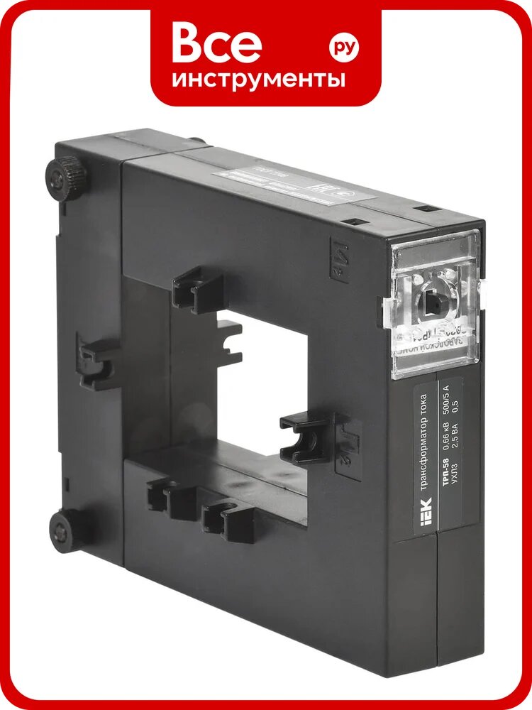 Трансформатор тока IEK трп-58 500/5 2,5ва кл. точн. 0,5 ITT58-2-D025-0500