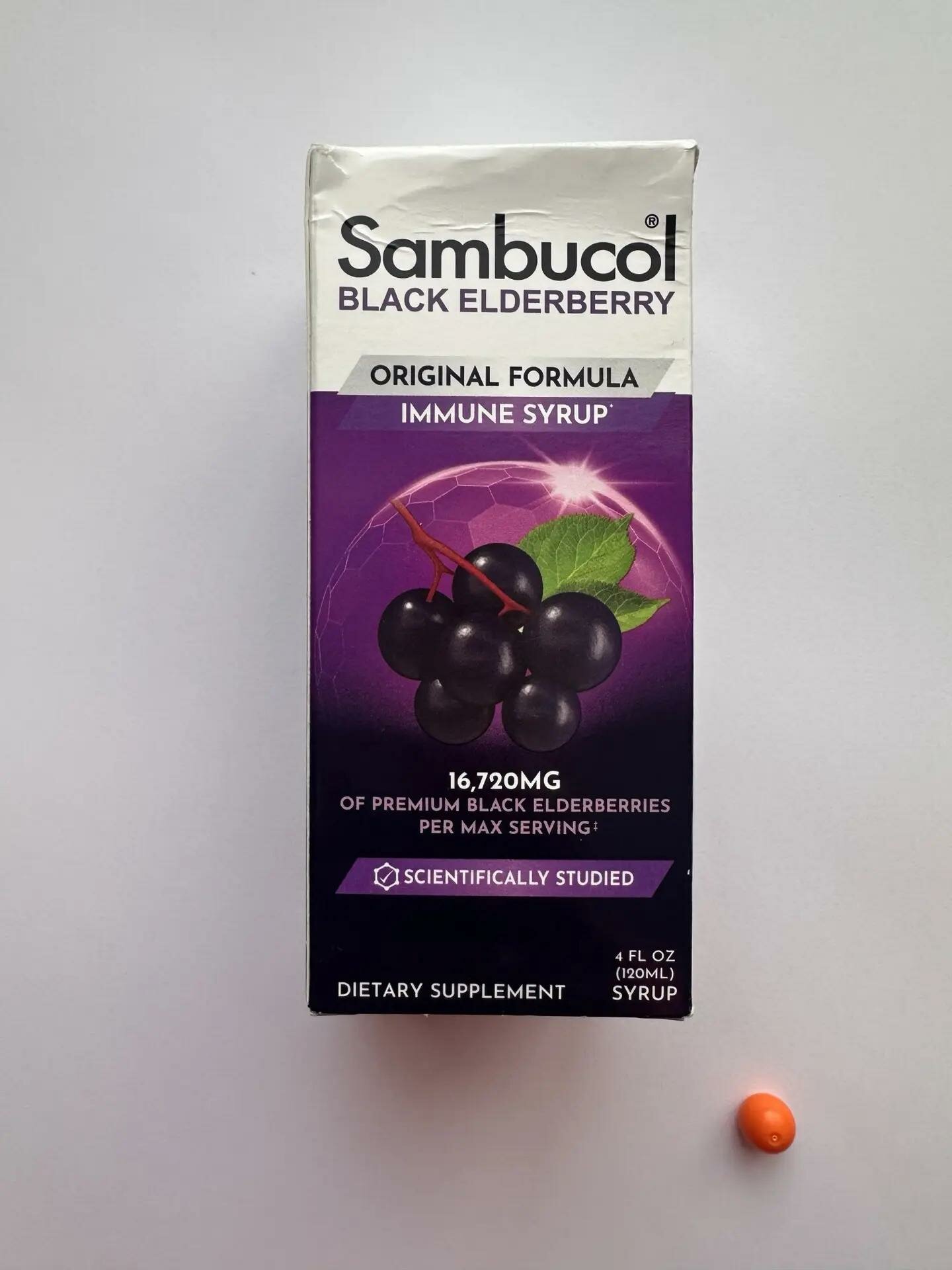 Sambucol Black Elderberry Syrup, Original Formula 120 ml Сироп черной бузины 120 мл