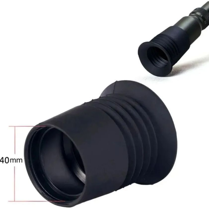 Гибкий прицел для глаз, резиновая крышка отдачи, наглазник, защита для окуляра, 40мм, противоударный для охоты