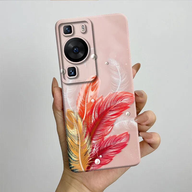 Чехол для телефона Huawei P60/P60 Pro LNA-LX9 MNA-LX9, мягкий Розовый, FEN-TYFEN0104, Huawei P60