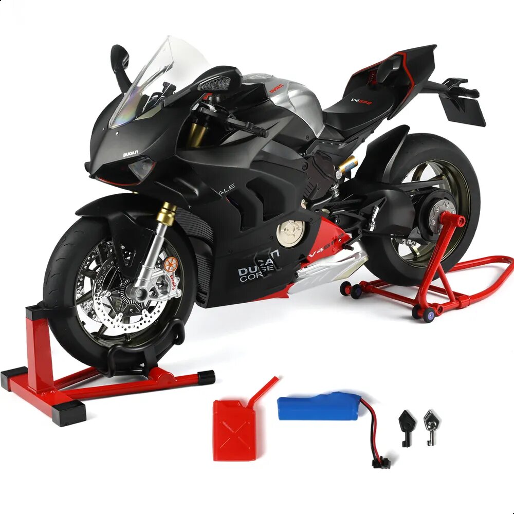 Игрушечная модель мотоцикла Ducati Panigale V4 SP2, масштаб 1:6, die-cast металл, коллекция Moto Classic, для взрослых