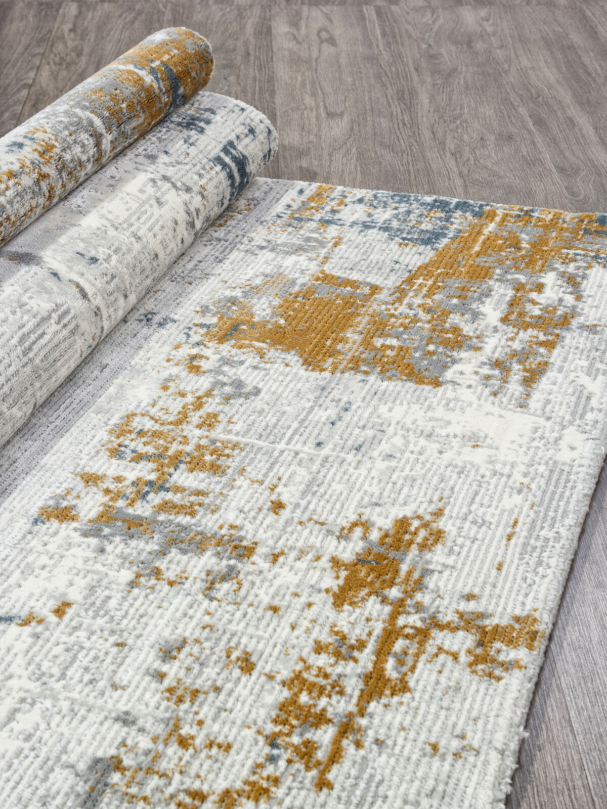 Ковер 2x4м турецкий Современный grey / multi — фото 1