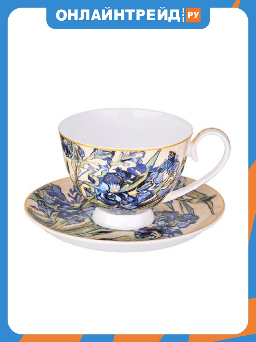 Чайная пара Lefard "ирисы" (В. Ван Гог) 250 мл. (104-1012)
