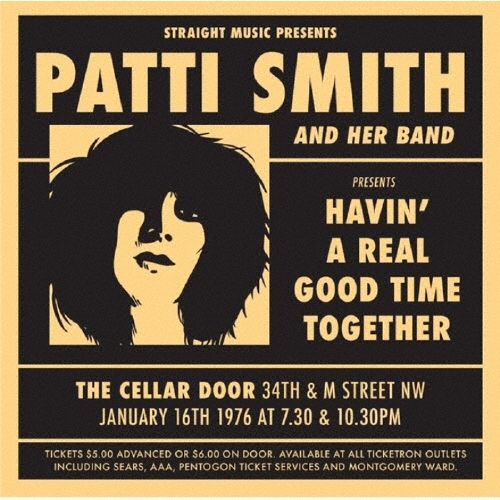 Музыка CD Patti Smith - Havin' A Real Good Time Together Live At The Cellar Door 1976