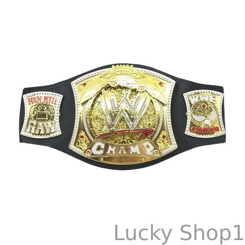 Реплика памятного чемпионского приза WWE World Championship Belt в супертяжелом весе, Боксерский матч 1:1 Golden Belt Fighting, 125 см