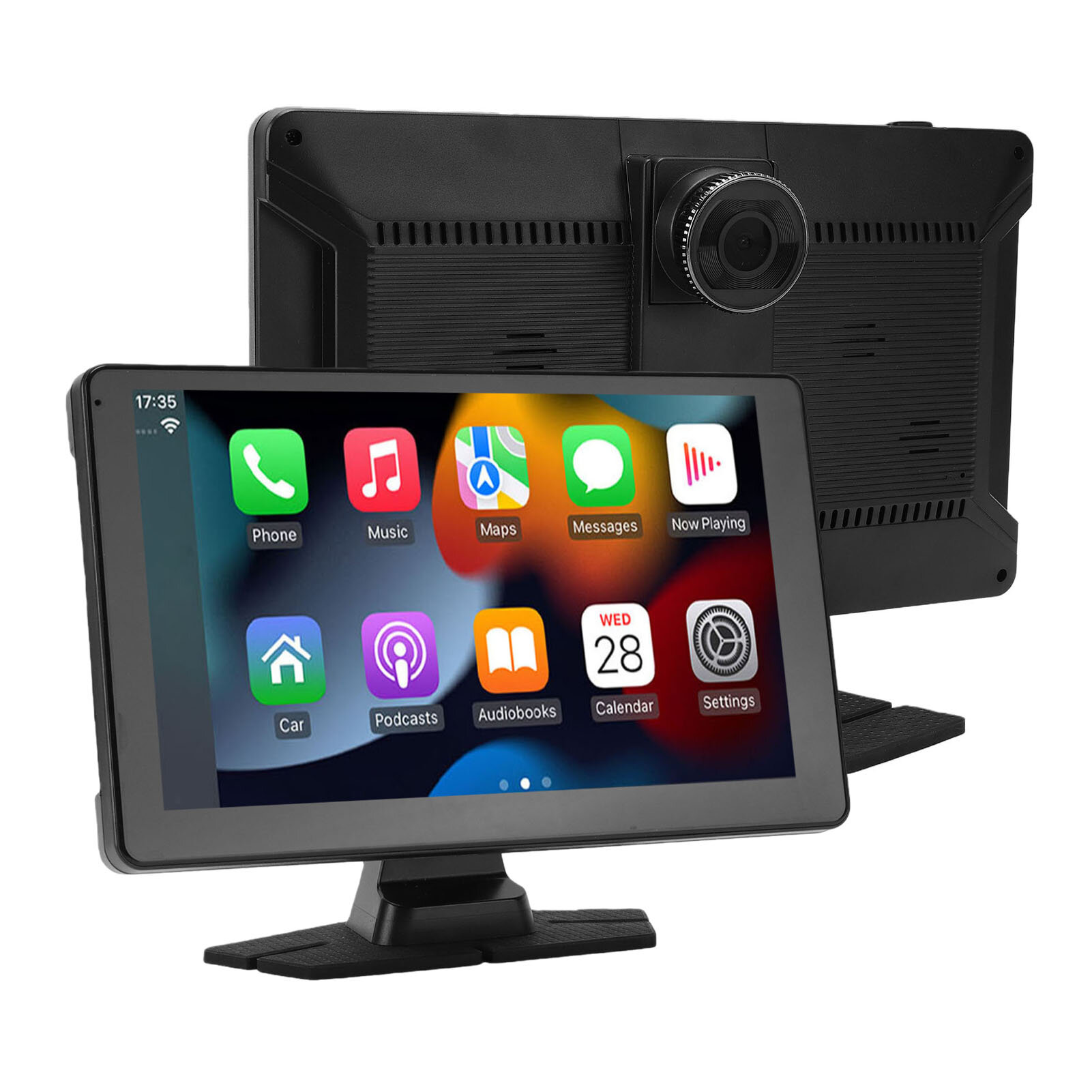 Поддержка беспроводного экрана Carplay 9-дюймовая автомобильная стереорегистраторная камера HD с фронтальной камерой 4K и камерой заднего вида 1080P, GPS-навигация, MP5-плеер