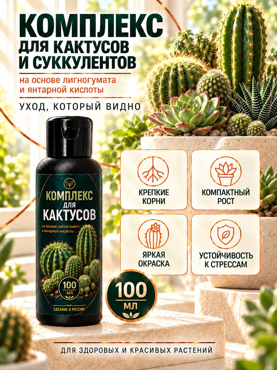 Комплекс для кактусов и суккулентов