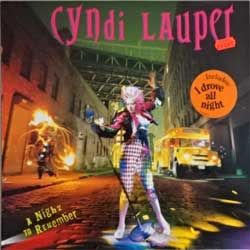 Винил LP CYNDI LAUPER 'A Night To Remember' (1989 Holland press, innersleeve, original hype sticker, 4624991, ex+/near mint)