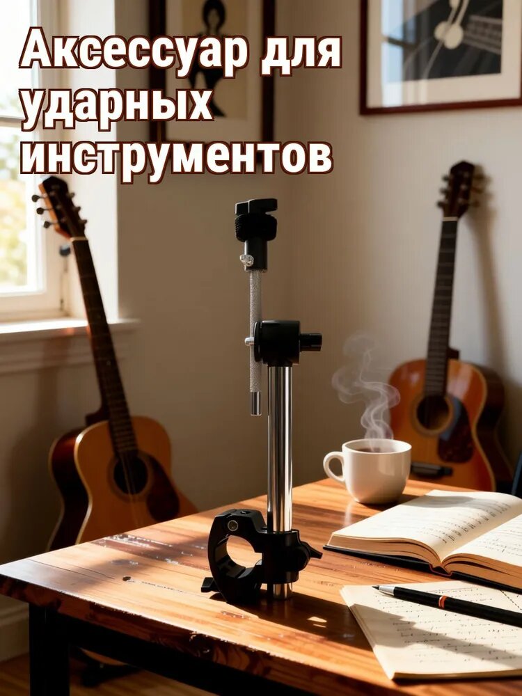 Металлический держатель тарелки для электронных барабанов с быстрым креплением для студийного использования