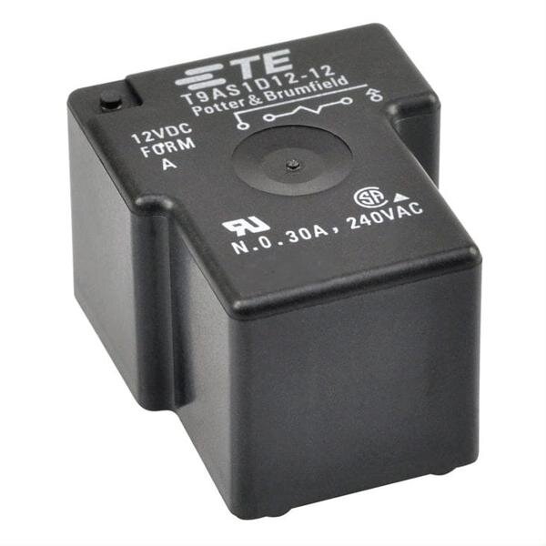 Реле TE Connectivity 1-1393210-8 Реле: электромагнитное SPST-NO Uобмотки: 24ВDC 30А Серия: T9A 1шт