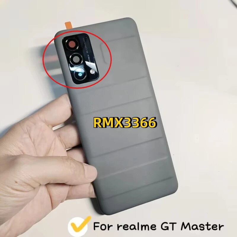 Задняя крышка батареи для Realme GT Master Edition RMX3363/Explore Edition RMX3366, GT Master -Grey