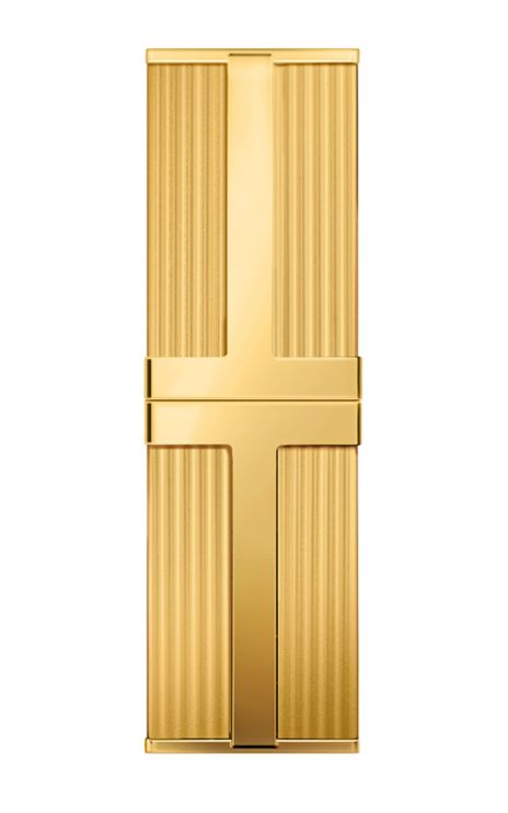 TOM FORD Кейс-футляр для помады ULTRA-LUXE REFILLABLE FLUTING CASE, оттенок золотой