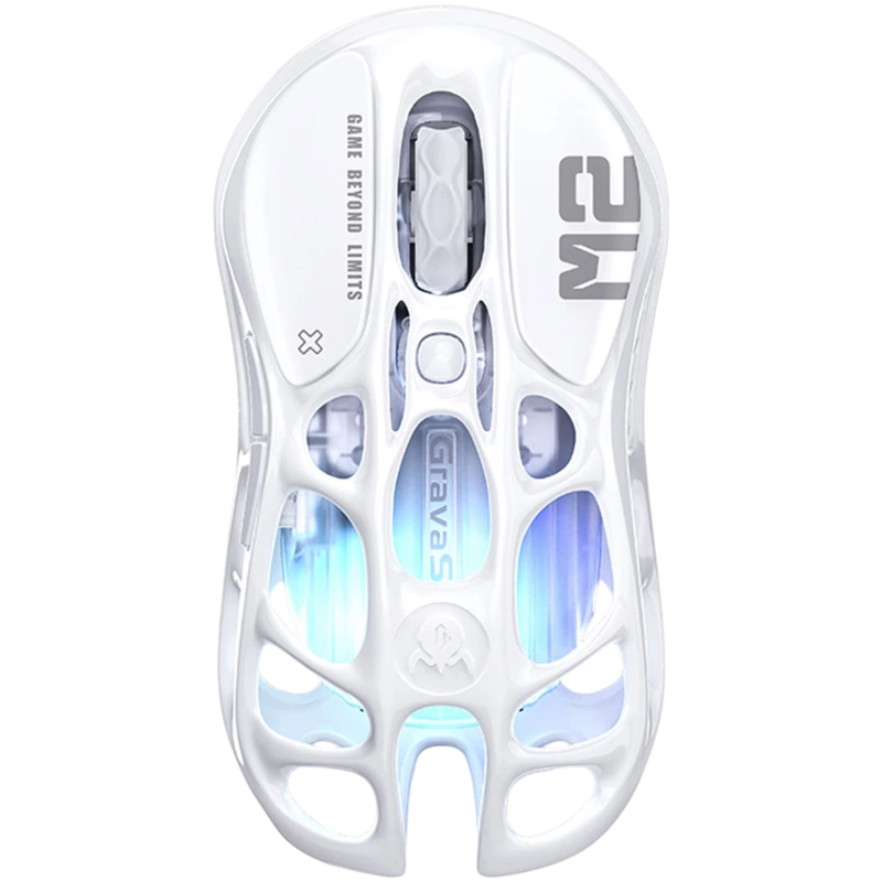 Мышь Gravastar Mercury M2 WHT, беспроводное подключение, белый 6972448924719