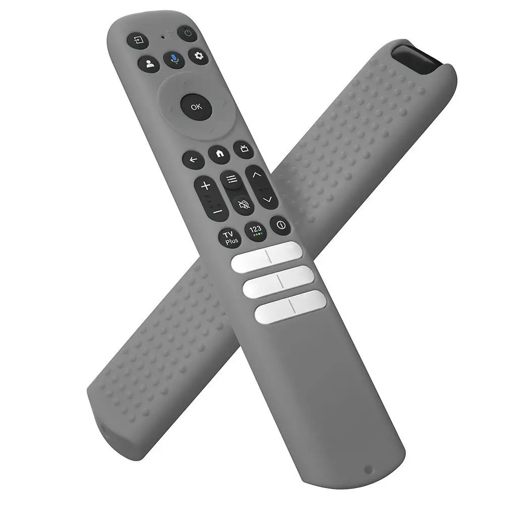 Силиконовый чехол с защитной плёнкой для пульта TCL RC902V FMR1