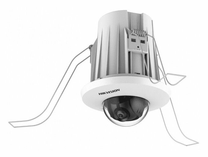 4Мп компактная IP-камера с технологией AcuSense1/3" Progressive Scan CMOS; 2.8мм; 103; мех. ИК-фильтр; 0.005лк@F1.6; H.265/H.265+/H.264/H.264+/MJPEG; тройной поток; 26881520@25к/с; WDR 120дБ 3D DNR BLC ROI microSD 256Гб; встроенный микрофон; обнаружение