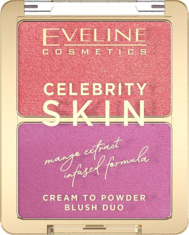 Румяна Eveline Cosmetics Celebrity Skin, 02 Sunset Flush, 8 г