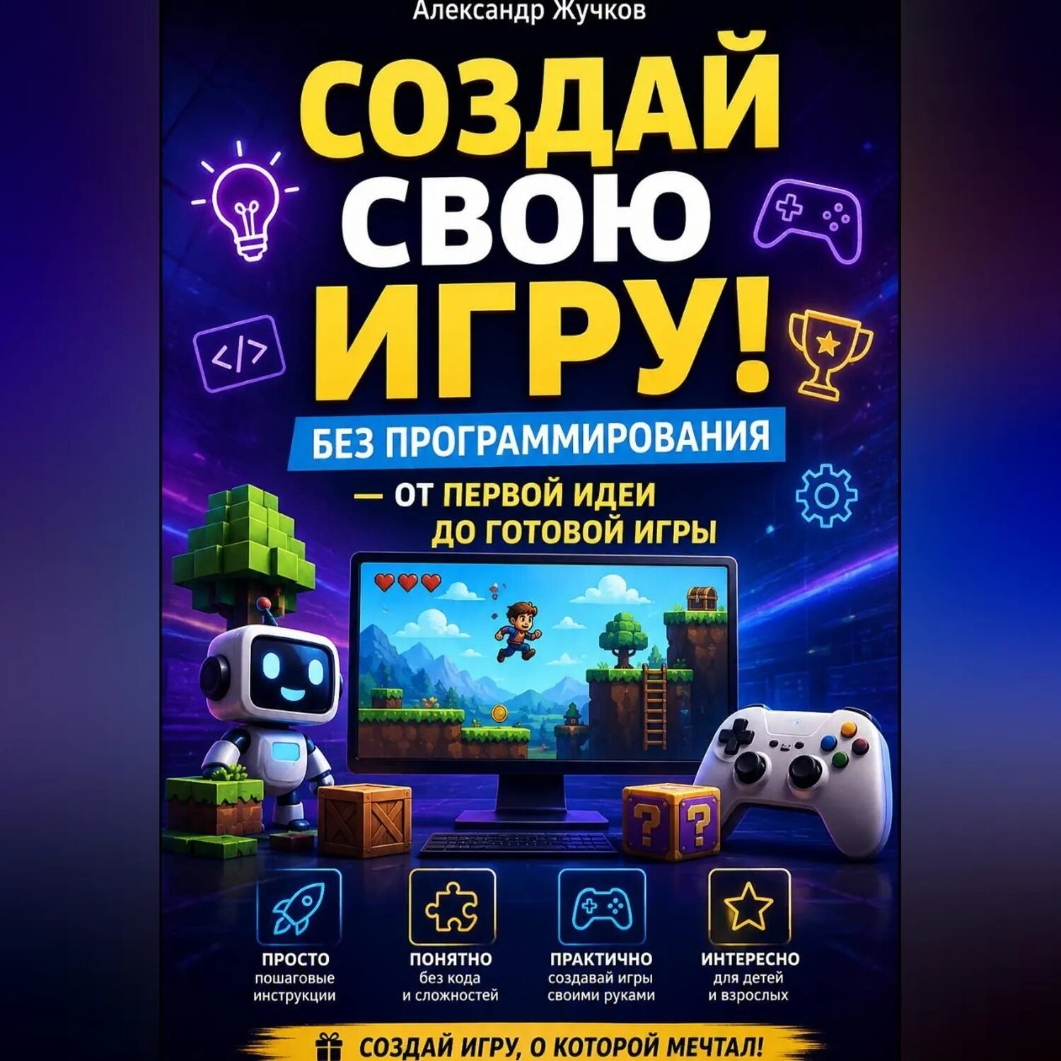 Создай свою игру! Без программирования — от первой идеи до готовой игры [Аудиокнига]