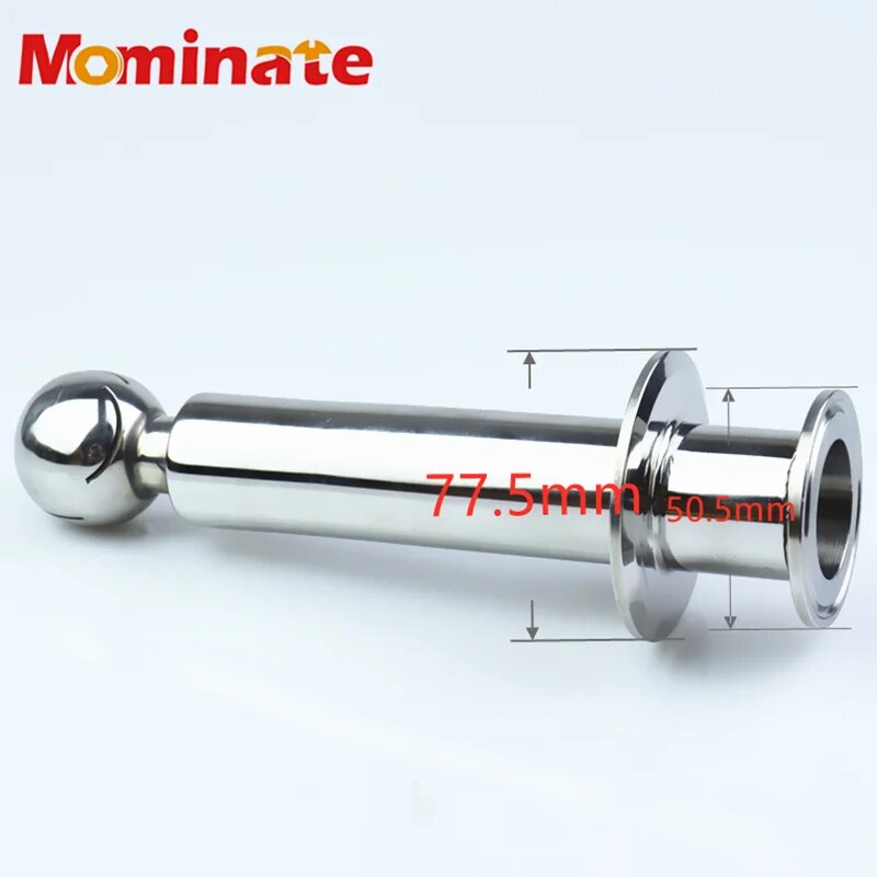 CIP распылитель для чистки резервуаров из нержавеющей стали 304 SS304, Ferrule 77.5 x50.5mm