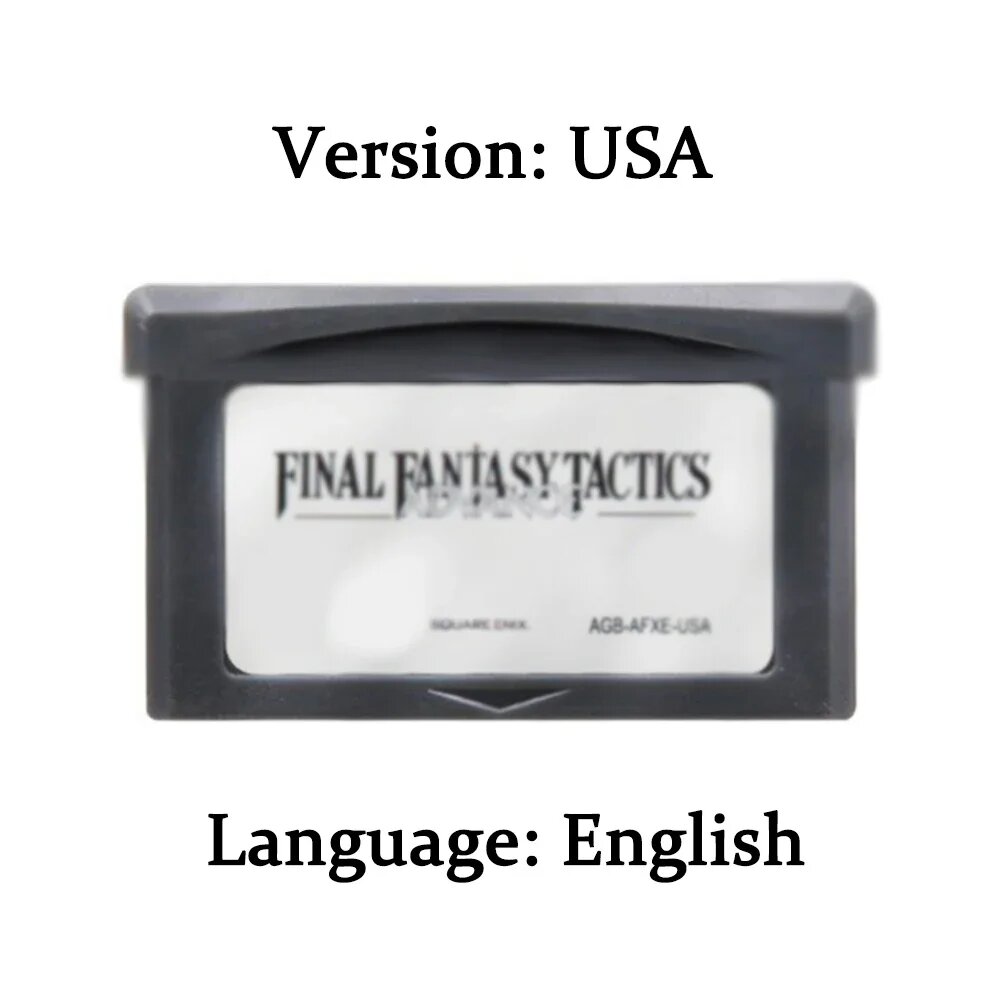 Игровой картридж Final Fantasy Series GBA USA-Tactics Advance