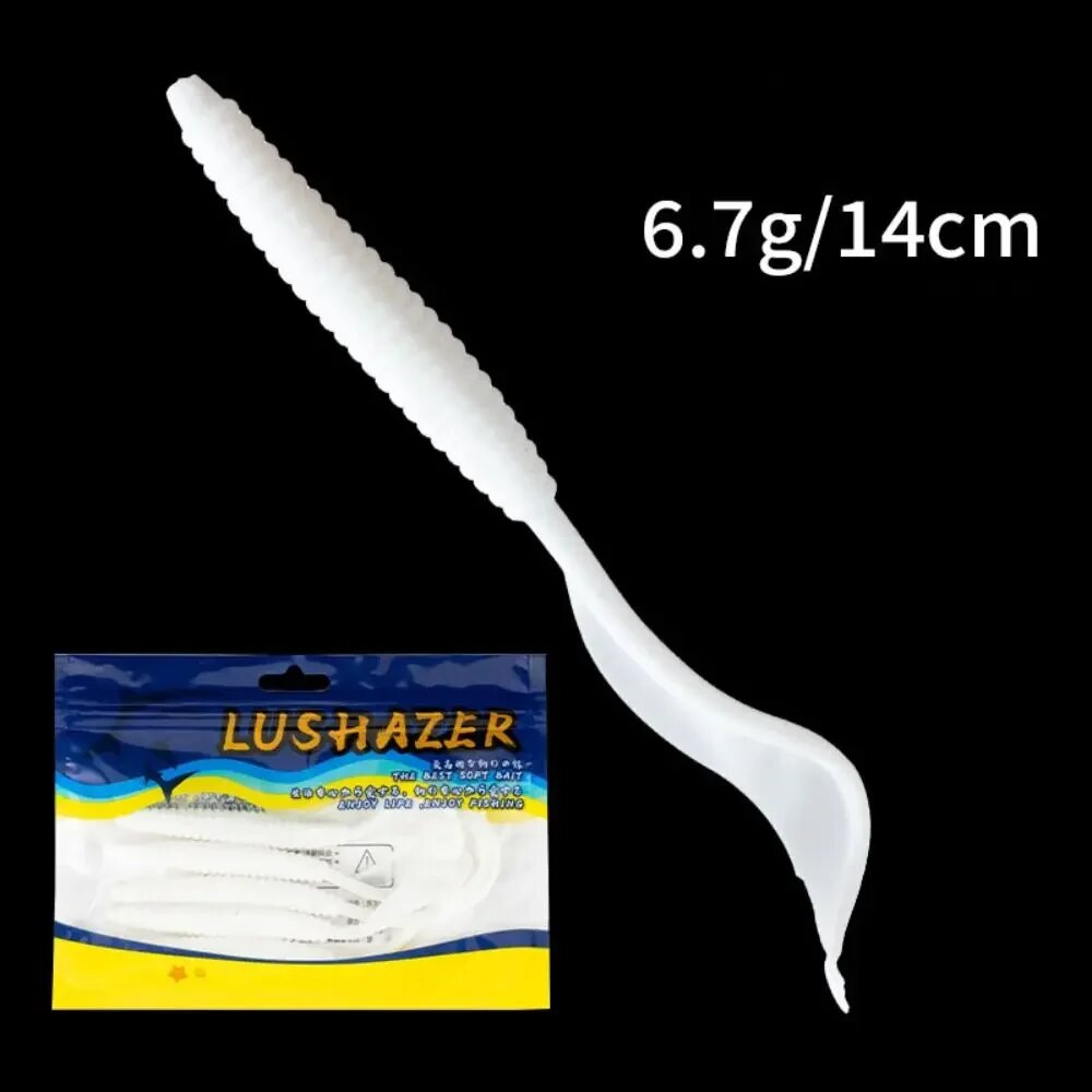 Мягкая приманка Lushazer 6.7g/14cm, Белый
