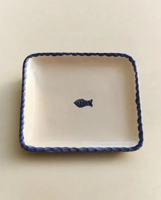 ZARA HOME Мыльница "CERAMIC FISH"
