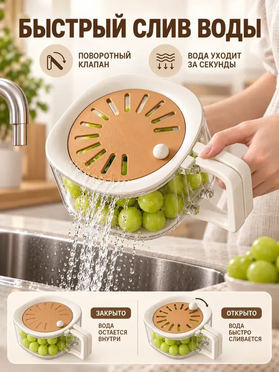 Для мытья ягод улитка — фото 1